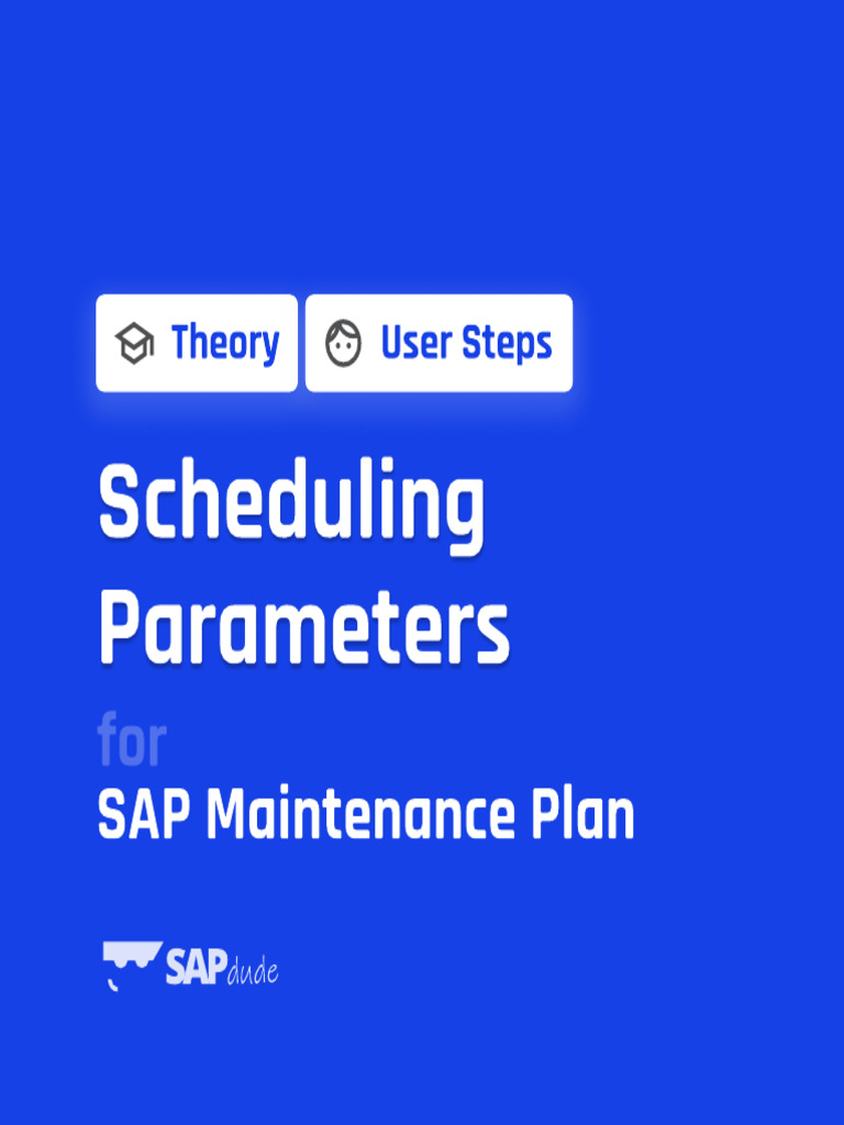 SAP PM Maintenance Scheduling Guide | PDF