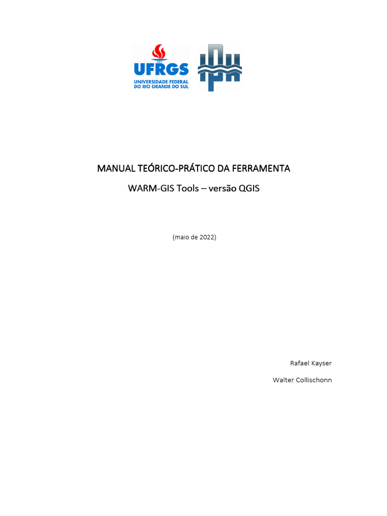 Manual WARM-GIS: Gestão Hídrica e Qualidade | PDF | Plug-in ...