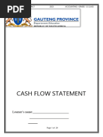Accounting Grade 12 Cash Flow Statement Notes | PDF | Cash Flow ...