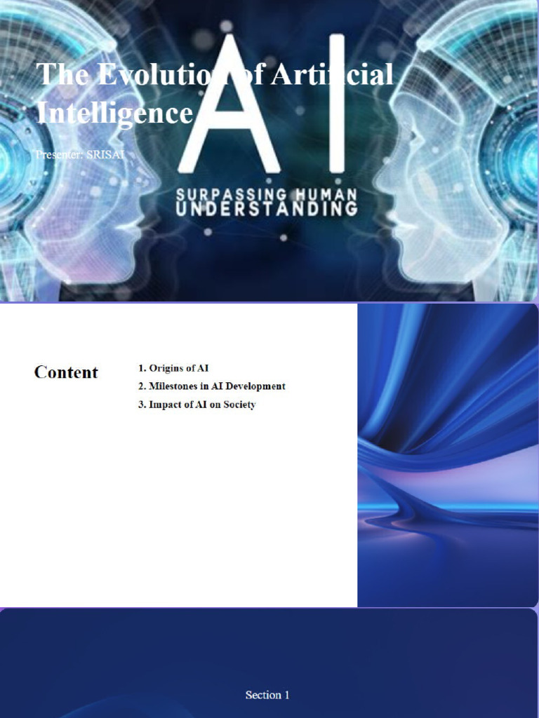 presentation on AI(Artificial intelligence) | PDF