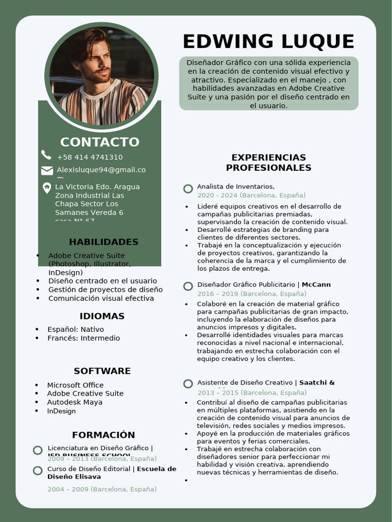 300 Curriculum Vitae Innovador | PDF | Adobe InDesign | Diseño gráfico