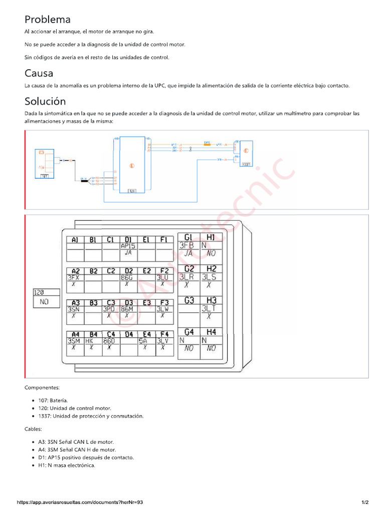 Scenic 2 Fallo Comunicaccion | PDF