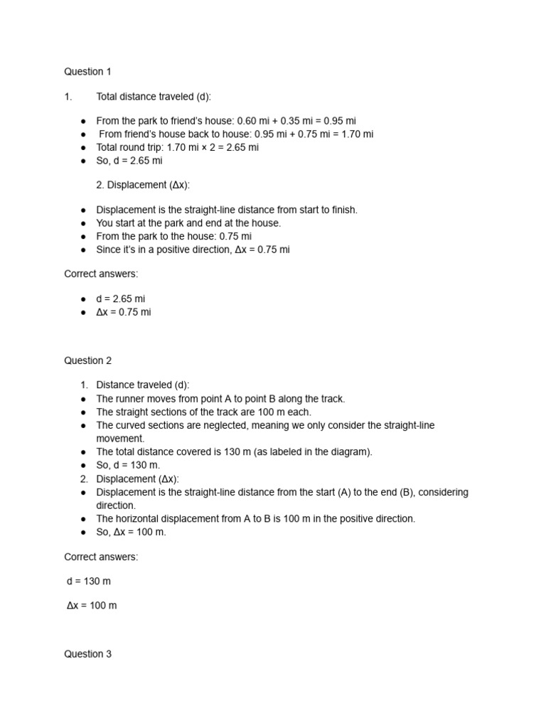 Homework 2 | PDF | Kinematics | Velocity