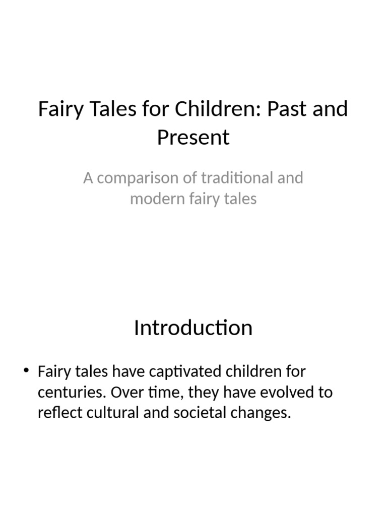 Fairy Tales Presentation | PDF