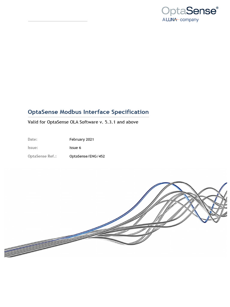 4.OptaSense MODBUS Interface Specification For OS5 - Issue 6 | PDF ...