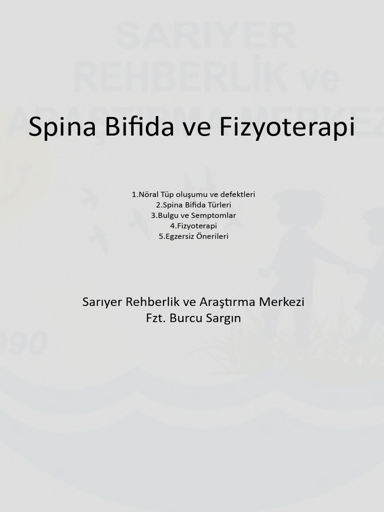 Spina-Bifida Egz Örnekleri | PDF