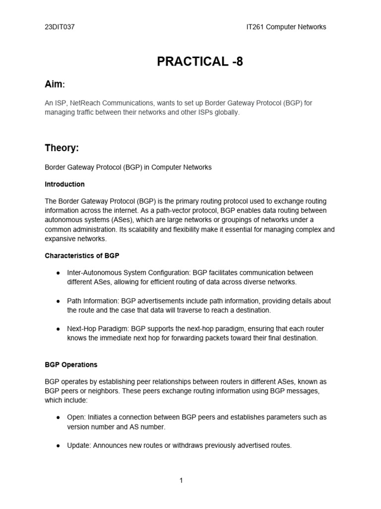 dishant_8_cn | PDF | Routing | Computer Network