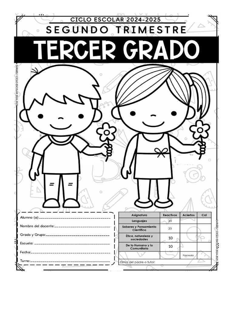 Portada De Segundo Semestre Pdf