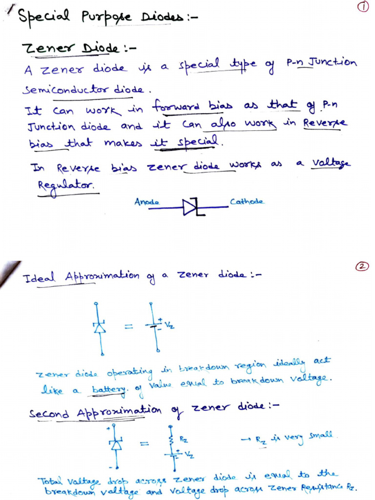 Special Purpose Diodes (1) (1) | PDF