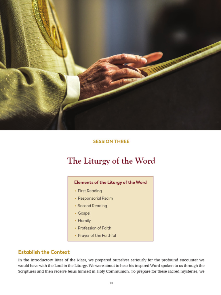 A Biblical Walk Through The Mass 10th Anniversary, Revised E | PDF ...