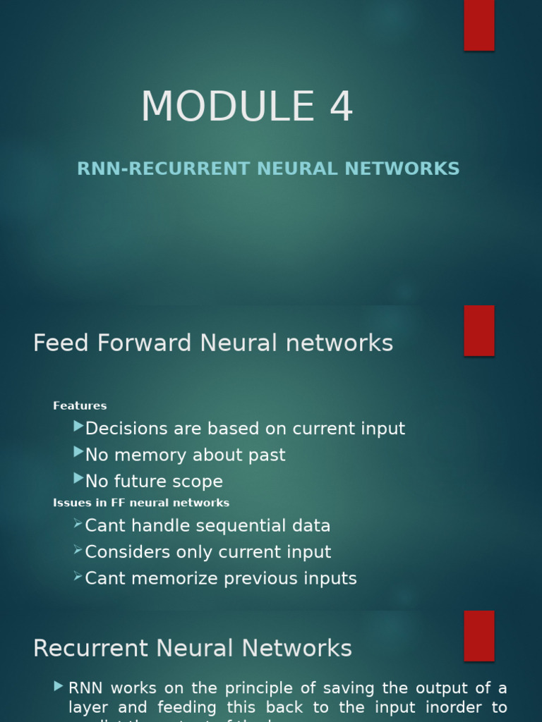 Understanding Recurrent Neural Networks | PDF | Applied Mathematics ...