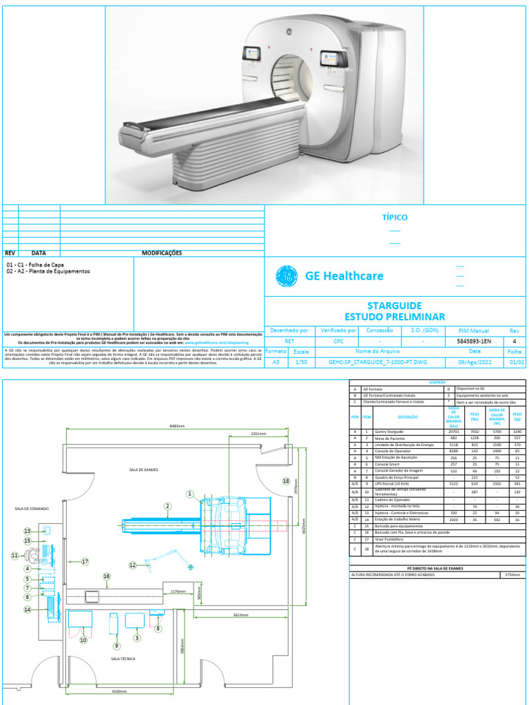 Layout Tipico - Spect - CT - Starguide | PDF