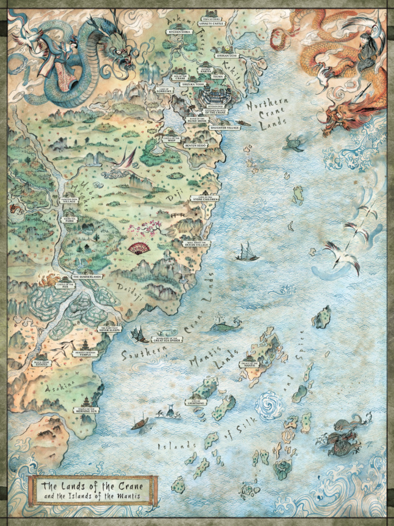 Legend of the Five Rings - Winter's Embrace - Poster Map | PDF