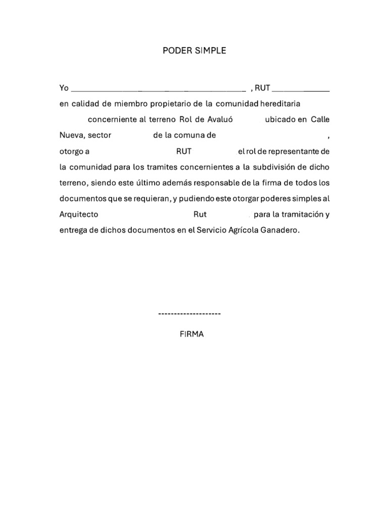 Poder Simple Ejemplo | PDF