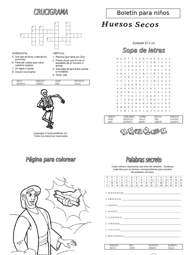 Dry Bones Esp Bulletin | PDF