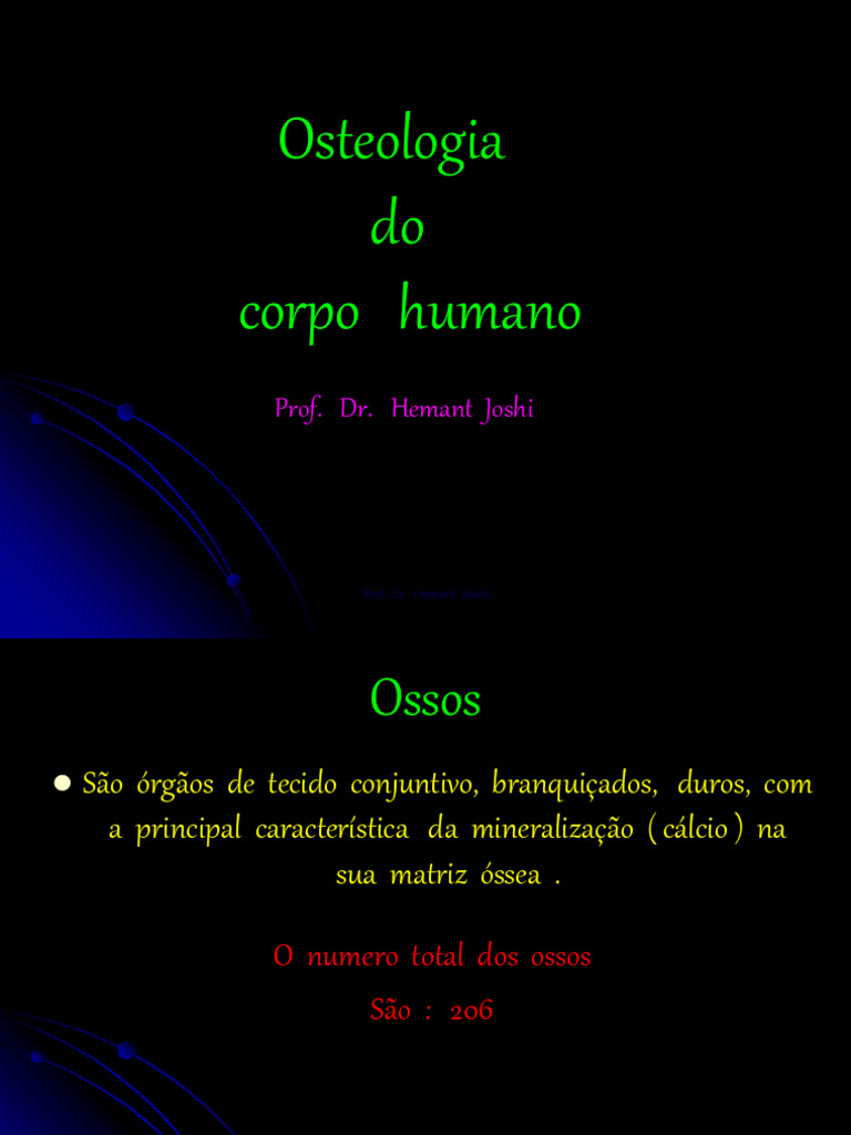 Ossos Do Crânio (Neurocrânio)_Prof. Dr. Hemant Joshi_ 2011 | PDF ...