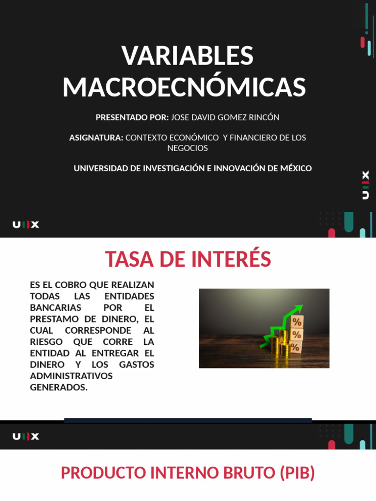 Variables Macroeconomicas | PDF