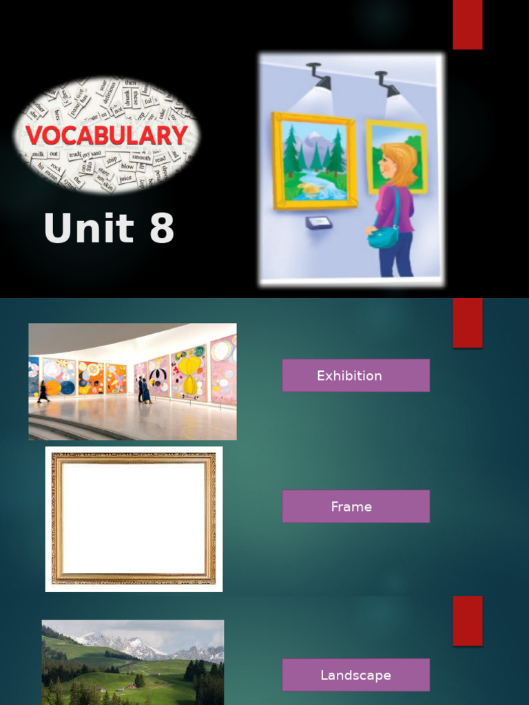 Unit 8 - Vocabulary 5th Grade | PDF