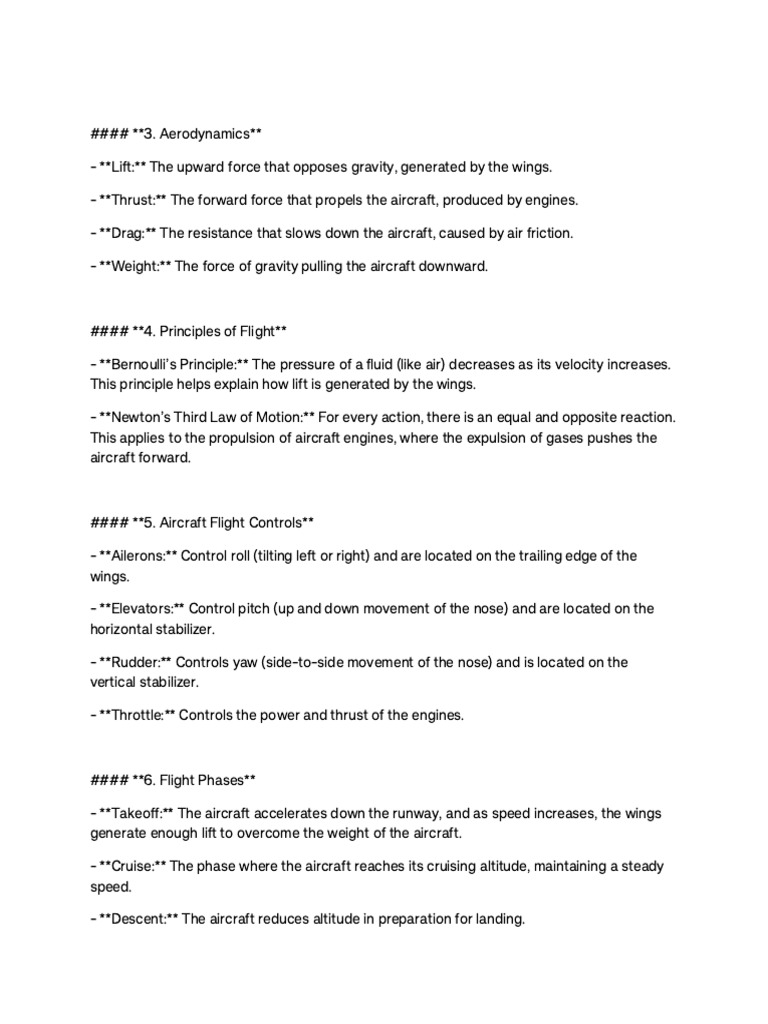 Aerodynamics Class Notes | PDF | Flight Control Surfaces | Aircraft