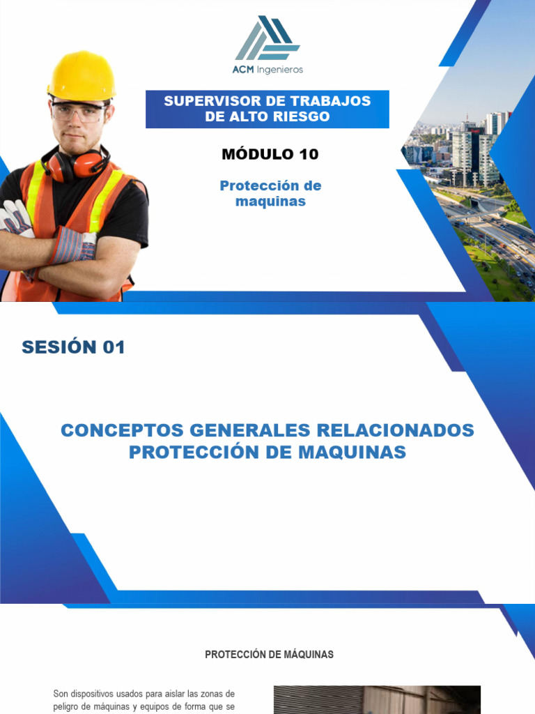10.- PROTECCION DE MAQUINAS ACM INGENIEROS | PDF