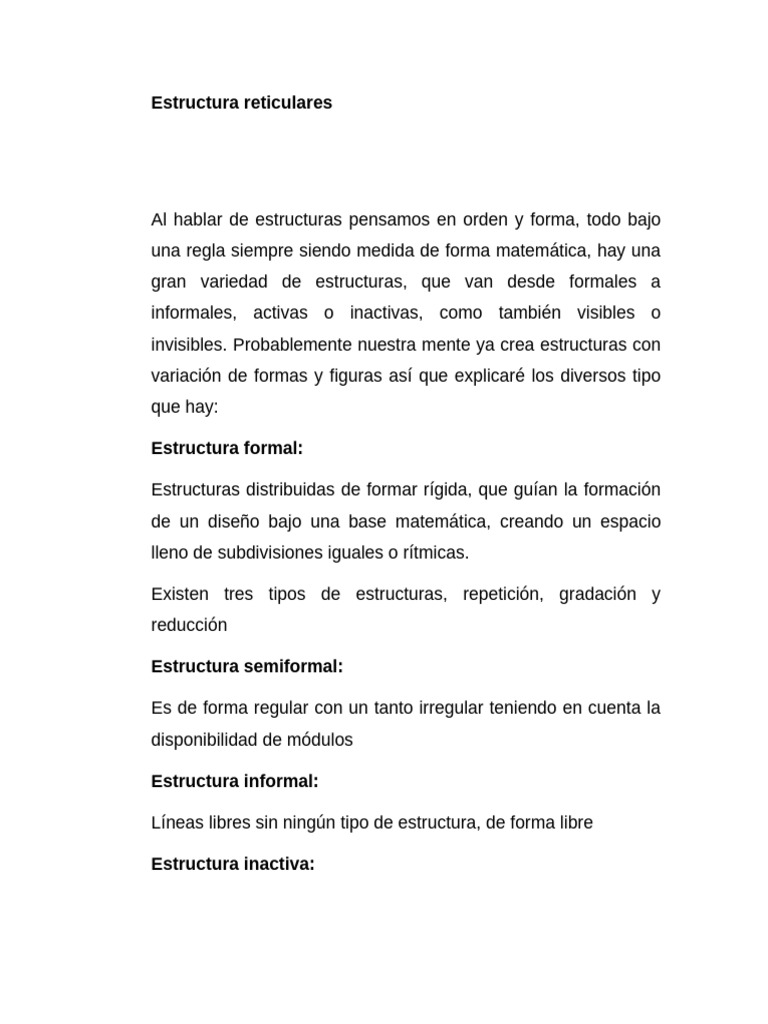 estructura reticulares | PDF | Geometría