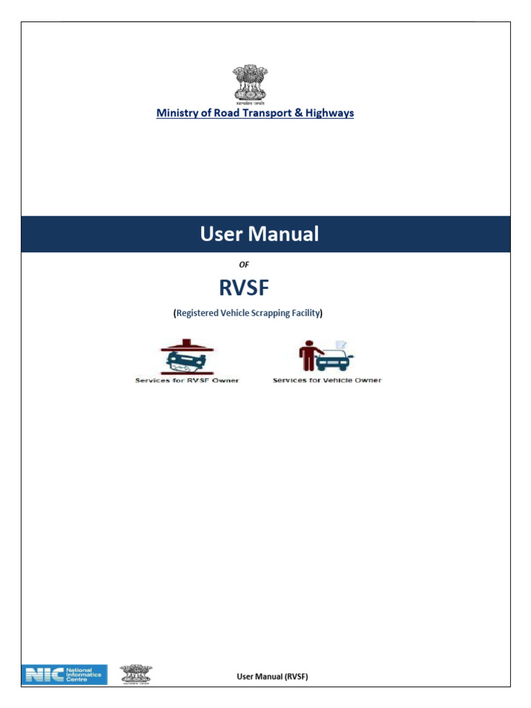 User Manual RVSF V1 | PDF