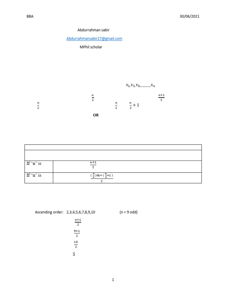 Median,Quartiles,Mode-converted | PDF | Median | Quartile