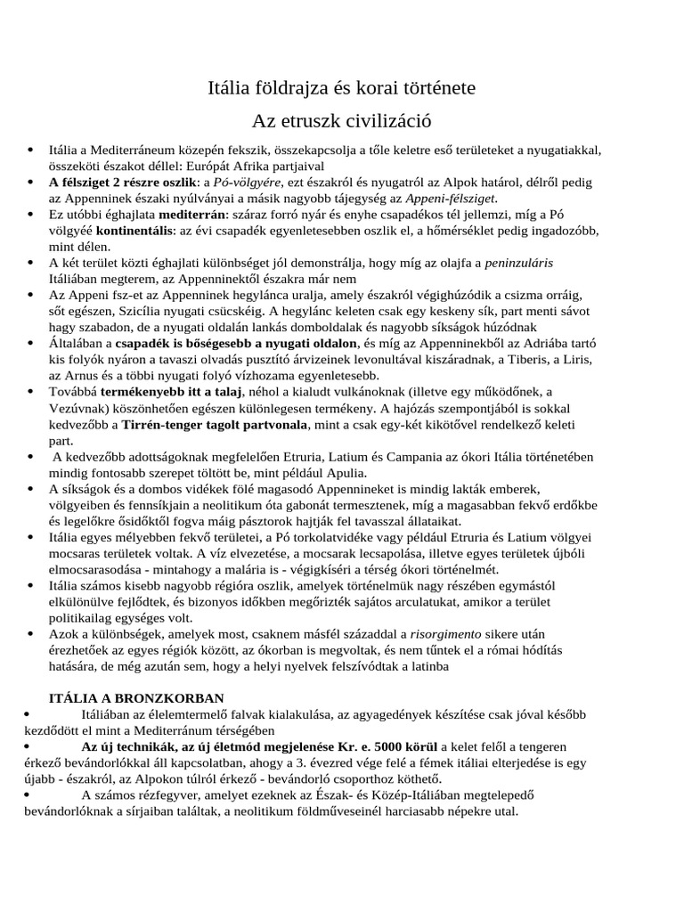 1 Tétel | PDF