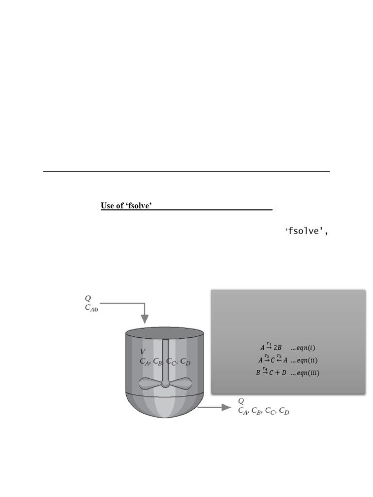 MATLAB for Chemical Engineering Problems | PDF | Chemical Reactor | Physics