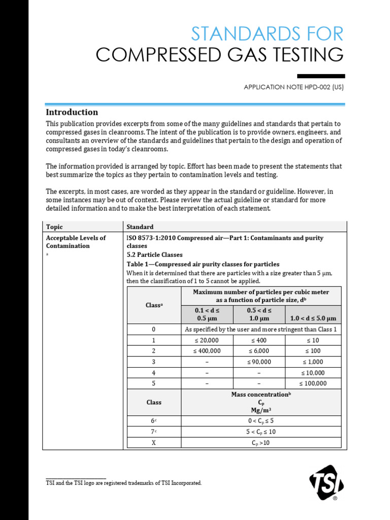 Compressed Gas Testing Standards Guide | PDF | Gases | Valve