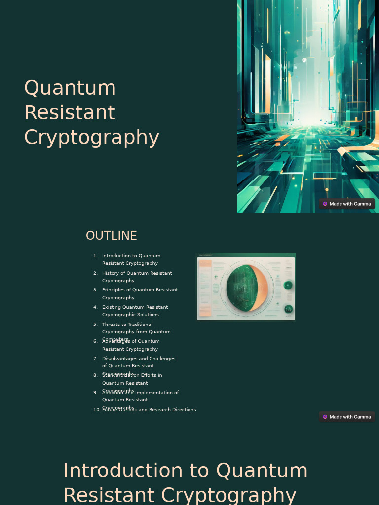 Quantum Resistant Cryptography | PDF | Cryptography | Quantum Computing