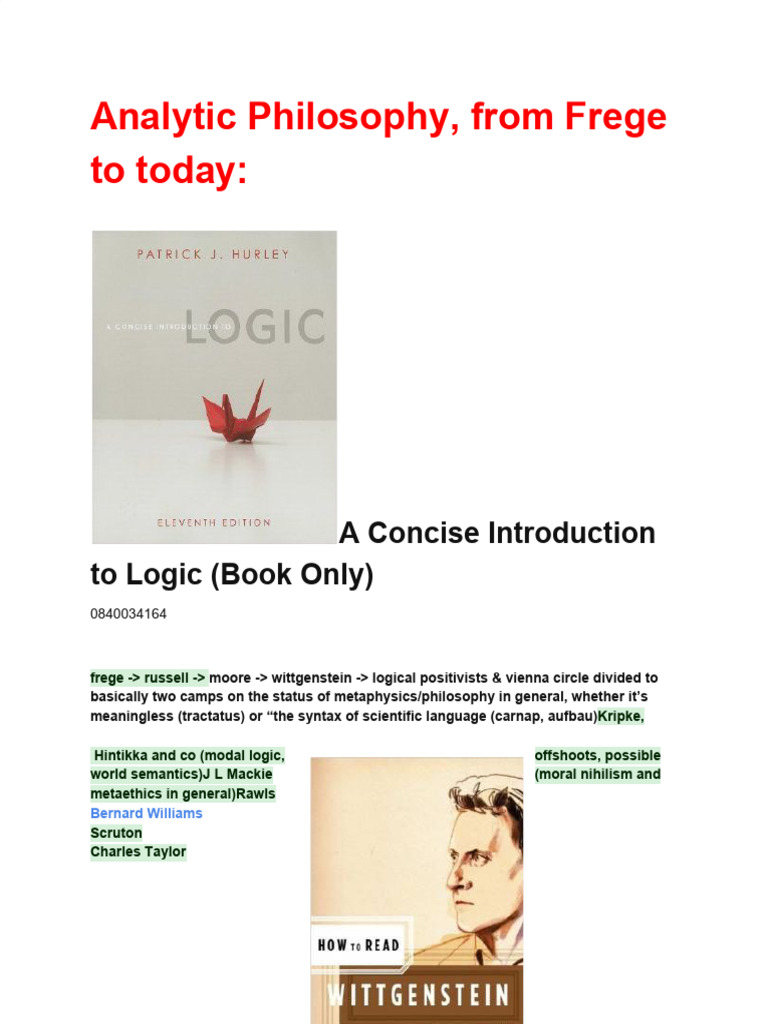 03 Analytical Philosophy | PDF
