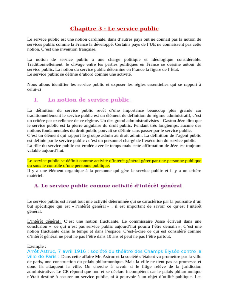 Comprendre le service public en France | PDF | Grève | Services publics