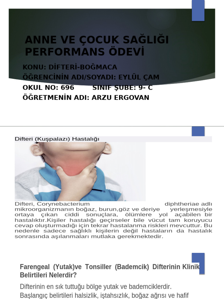 Difteri Boğmaca | PDF