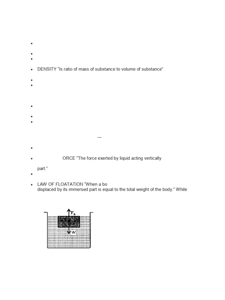 Physical Quantities and Measurement | PDF | Buoyancy | Density