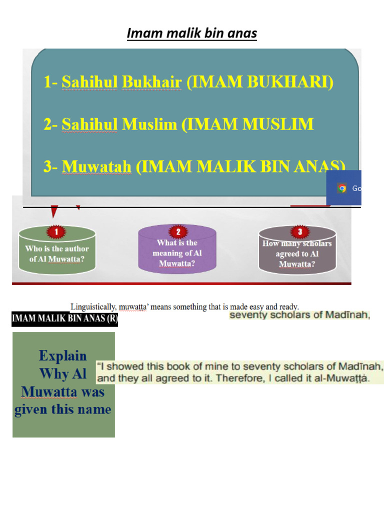 Imam Malik Bin Anas Pdf