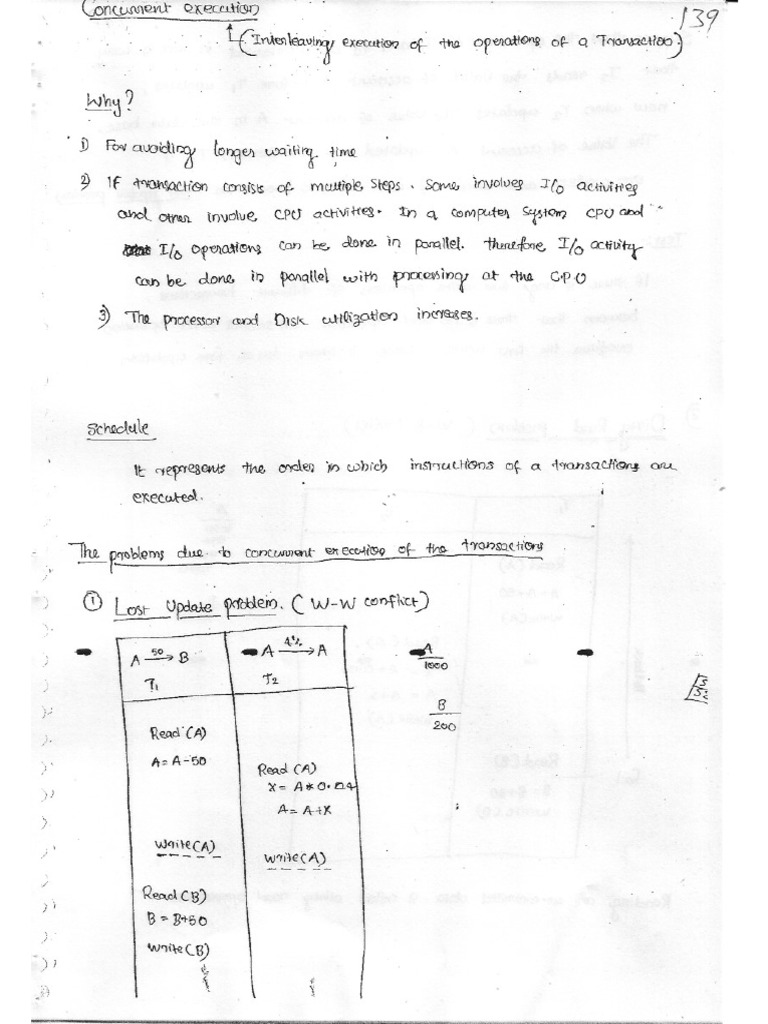 Unit4 Transaction Management | PDF