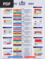 Academic Calendar 2024-2025 | PDF | Academic Term | Holidays