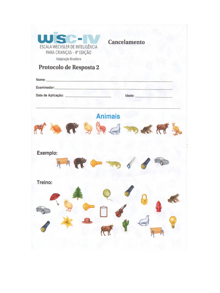 teste wisc substeste cancelamento atualizado (1) | PDF