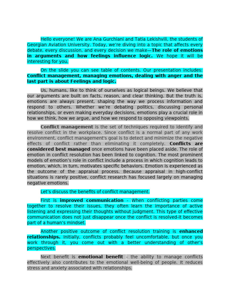 How Feelings Influence Logic | PDF | Emotions | Anger