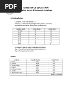 GRADING SYSTEM FOR JUNIOR AND SENIOR HIGH SCHOOL For StudHB | PDF