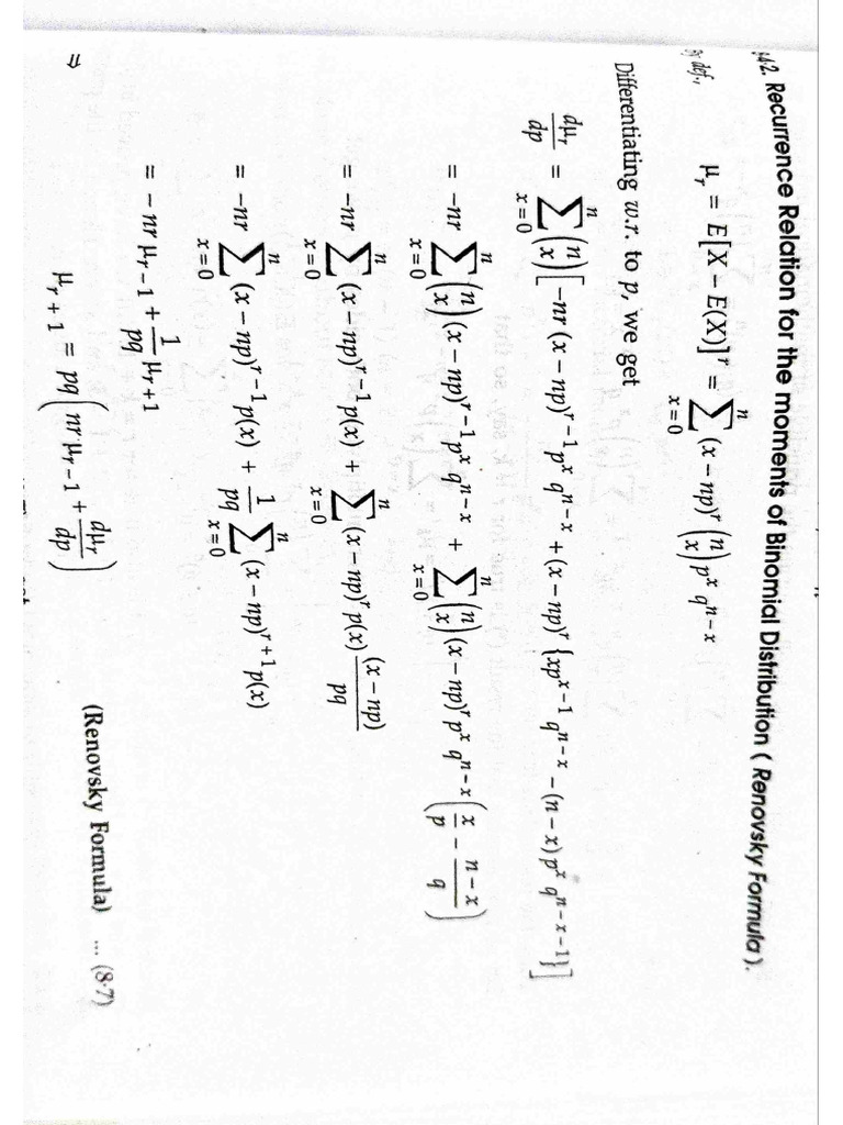 Binomial Distribution Unit 5 | PDF