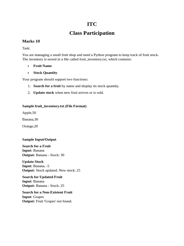 Cp Itc Final | PDF