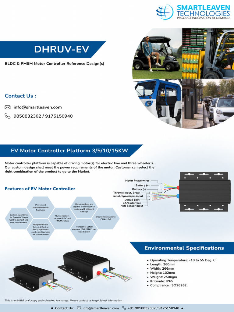 Dhruv Motor Controller Reference Design V023 | PDF