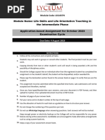 Cde3701 - Assessment 2 - 2025 | PDF | Plagiarism | Learning