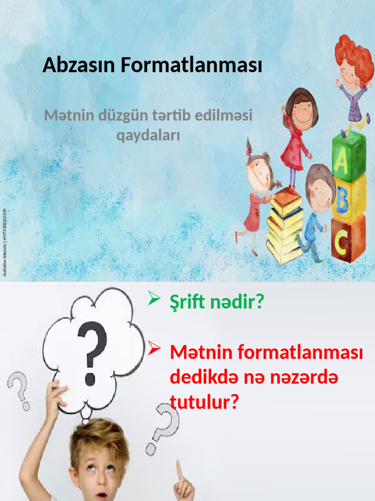 Abzasın Formatlanması İTM | PDF