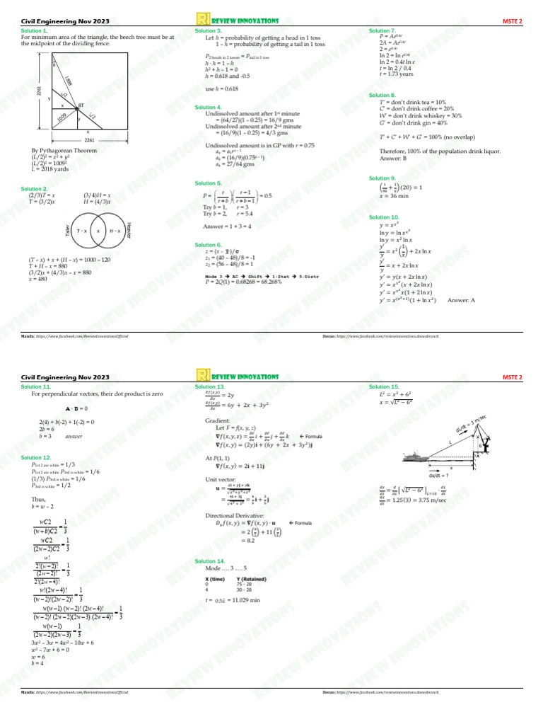 0930 - S1 - MSTE 2 Nov 2023 - SOL | PDF | Mathematical Physics | Multivariable Calculus