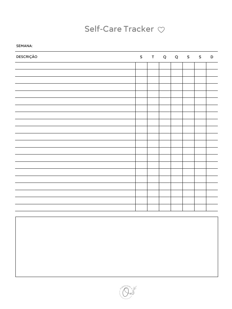 Self-Care Tracker | PDF