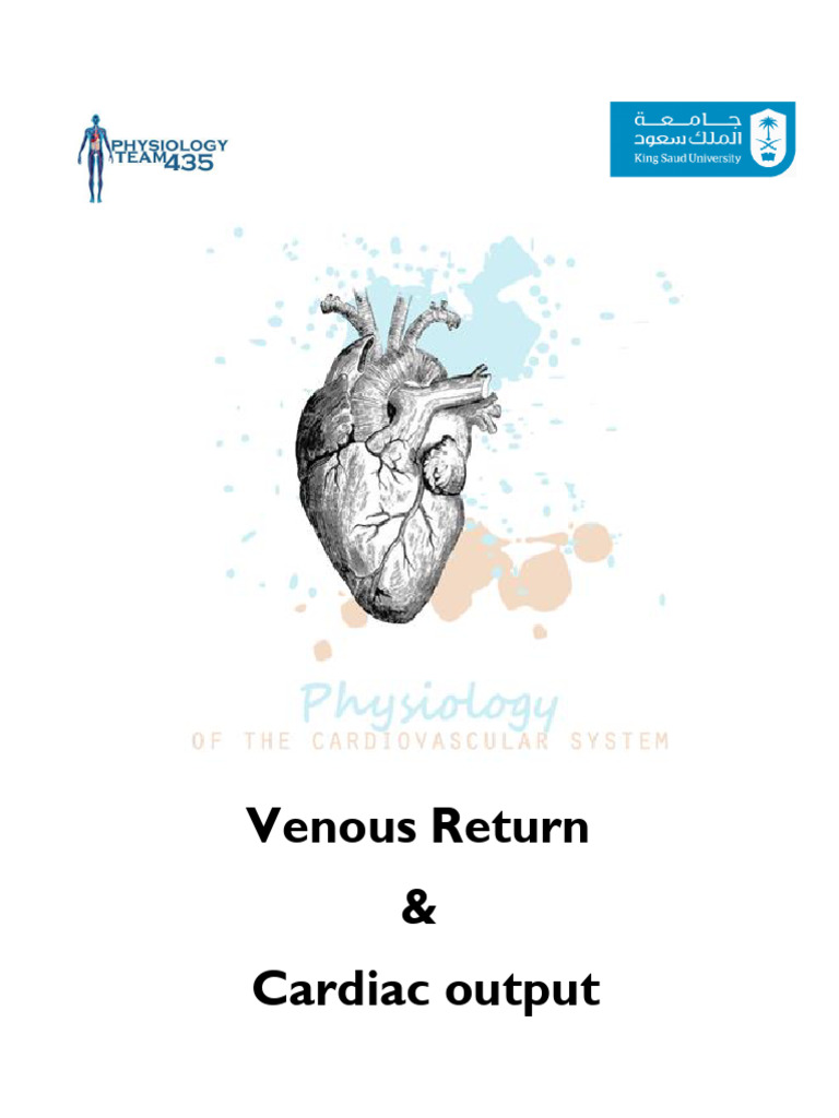 9-Venous Return and Cardiac Output Mind Maps | PDF