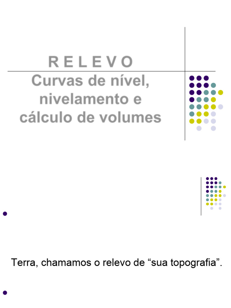 Curvas de Nível e Representação do Relevo | PDF | Geociências | Topografia
